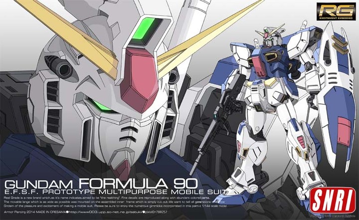 Fanart: RG 1/144 Gundam F90 [Unit 01 and 02] Box art - Gundam Kits ...