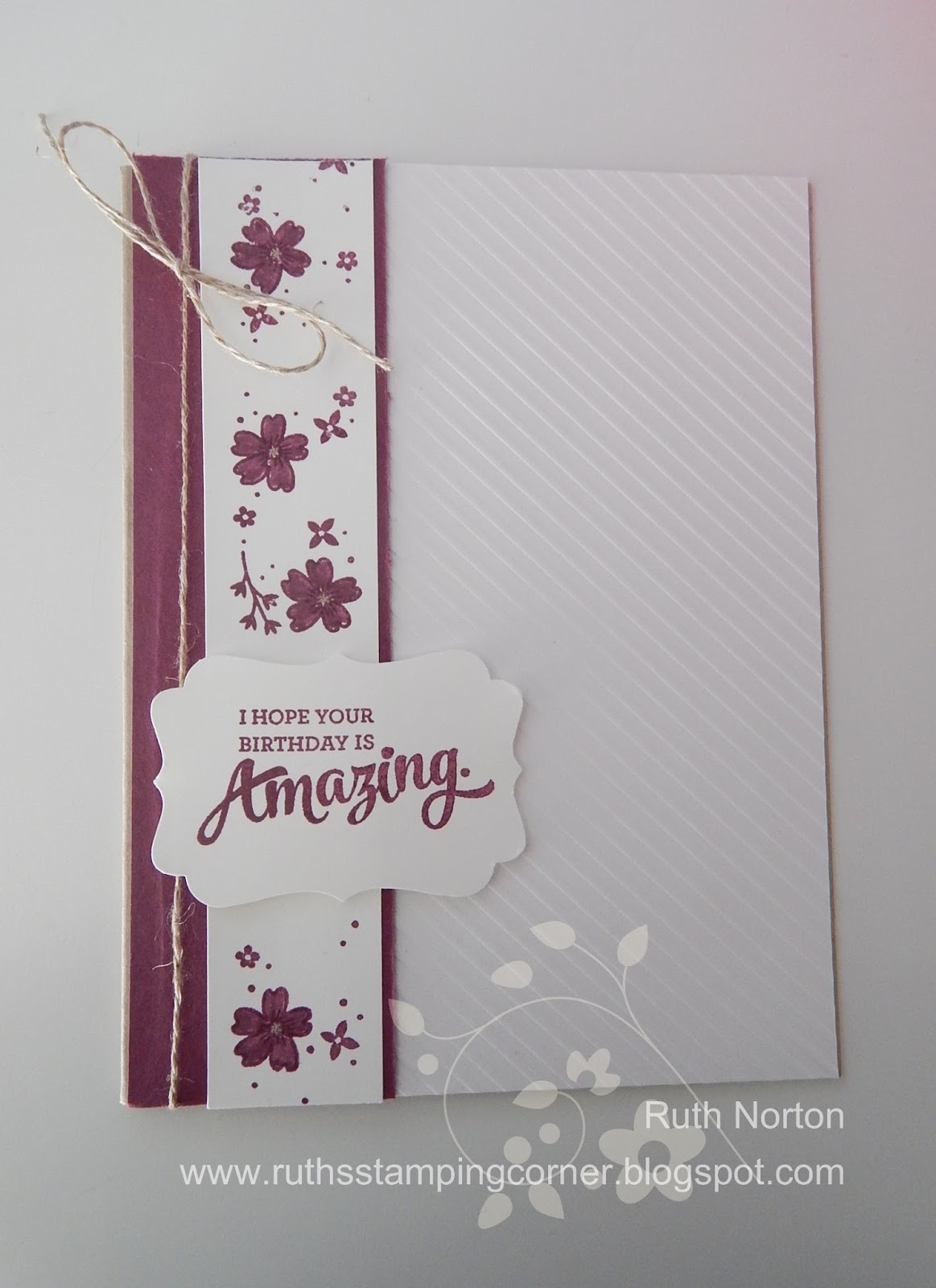Ruth's Stamping Corner: November Stamp Set Of The Month