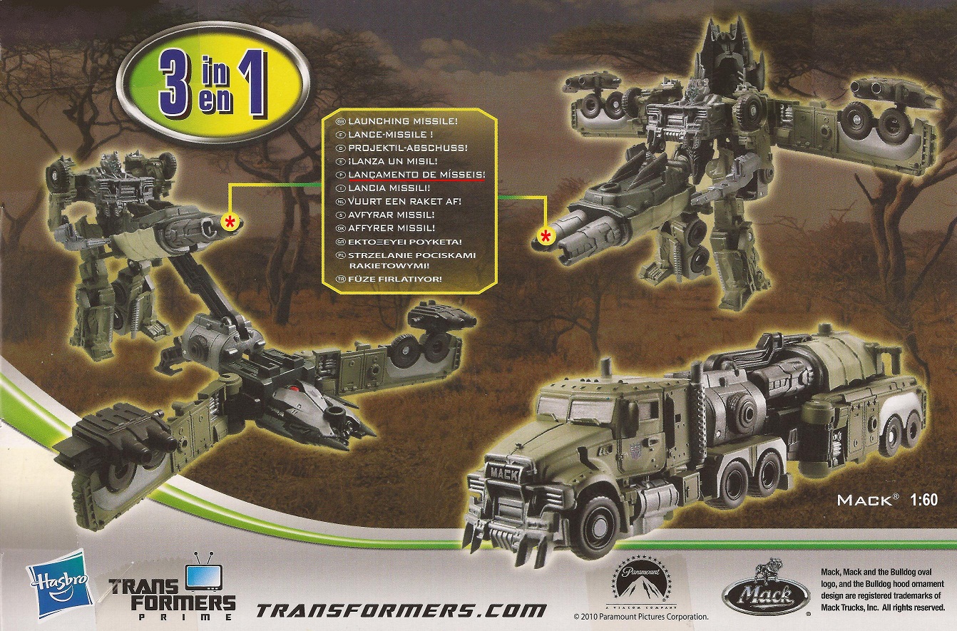 com o zé 2: Megatron Truck "Mack"