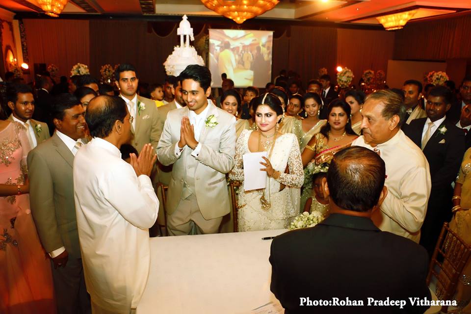 Wijeyadasa Rajapakshe's son Rakitha's wedding Day | Sri Lanka Hot ...