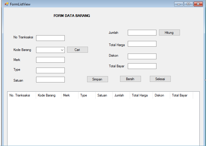 PERKENALAN & PERKEMBANGAN VISUAL BASIC NET 2008: Tugas Pertemuan ke-6 ...