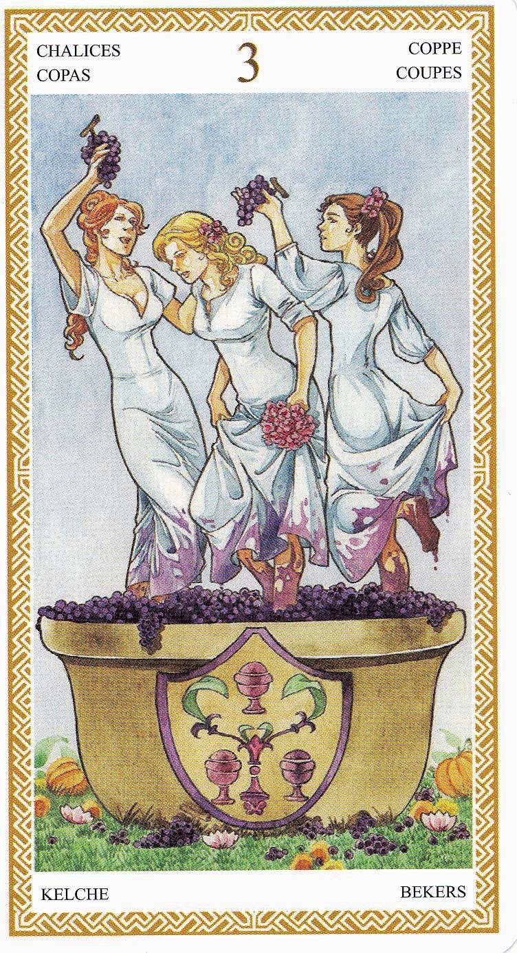 Via Tarot: 3 de Copas