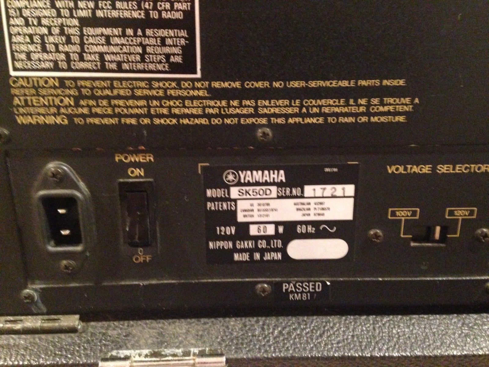 MATRIXSYNTH: Yamaha SK50D Double Manual Analog Synthesizer