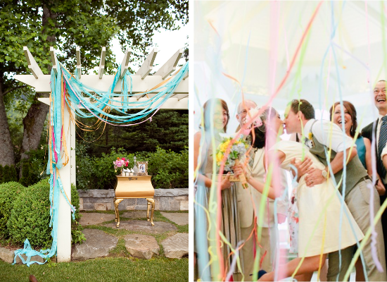Funky Wedding: *DIY* Nastri di tessuti colorato - Wedding Streamers