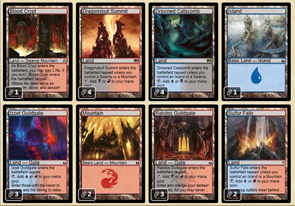 Magic the Gathering Adventures: Grixis Balanced in ISD+RTR Standard