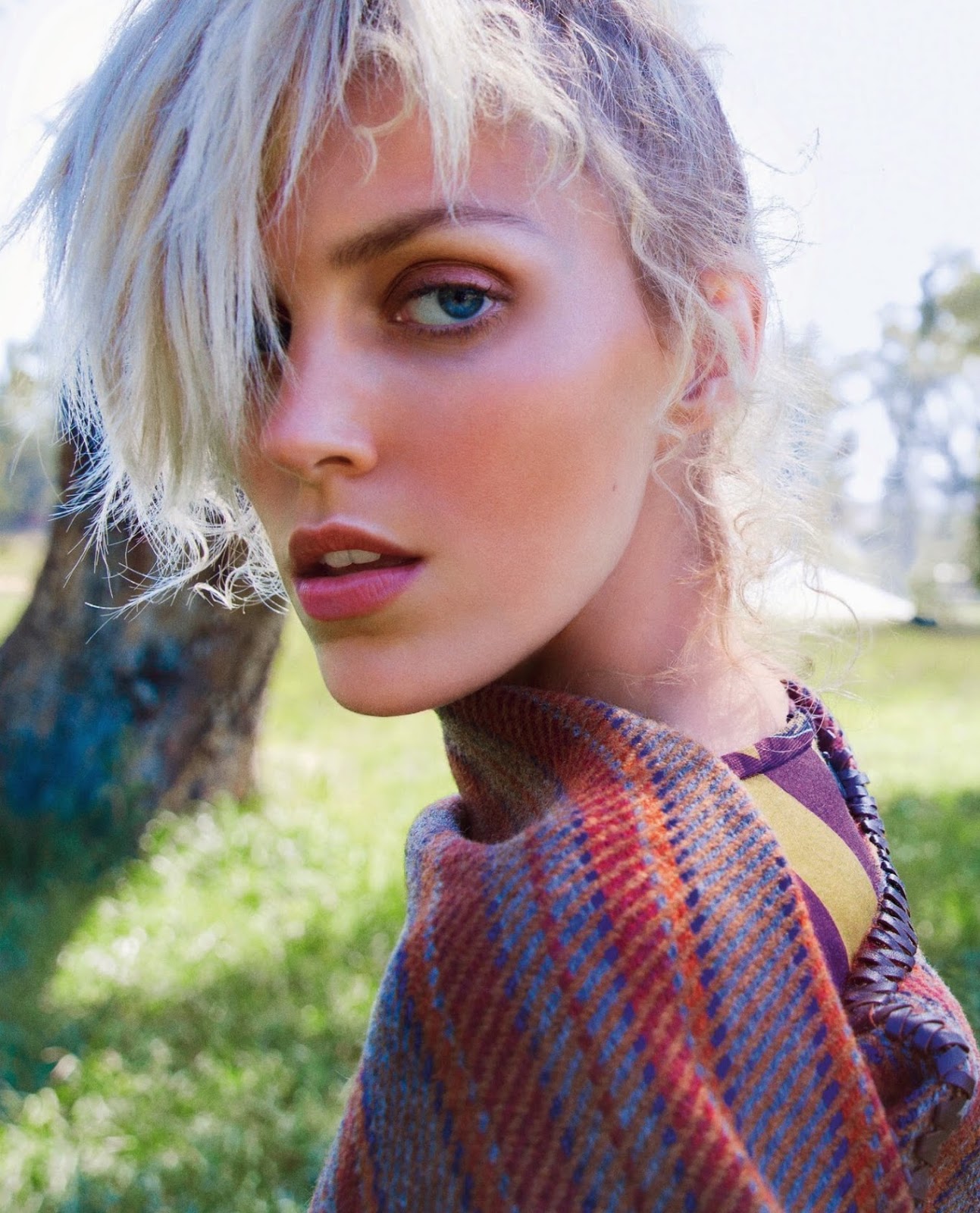 field of dreams: anja rubik by inez & vinoodh for porter #4 fall 2014 ...