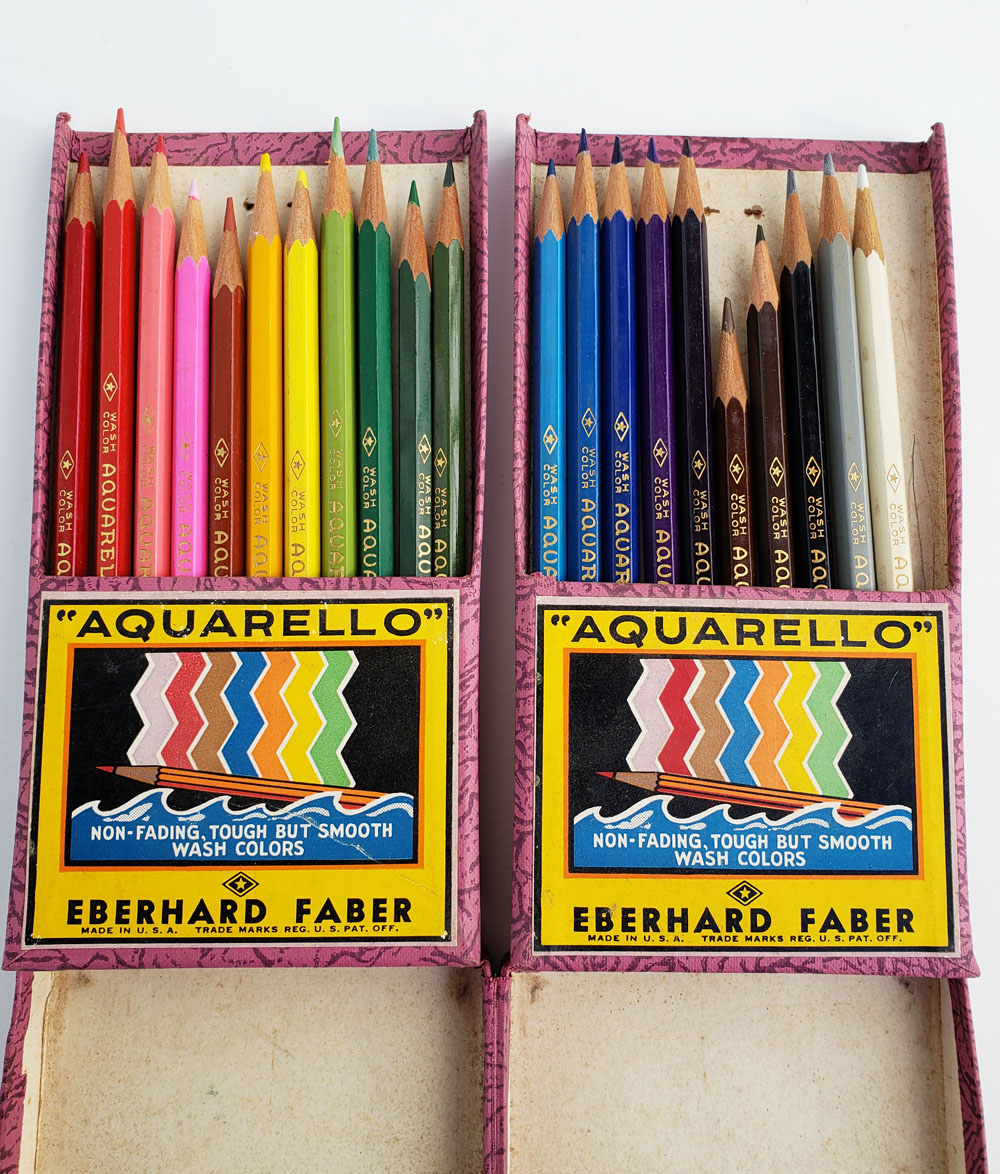 Fueled by Clouds & Coffee: Vintage Colored Pencils: Eberhard Faber ...