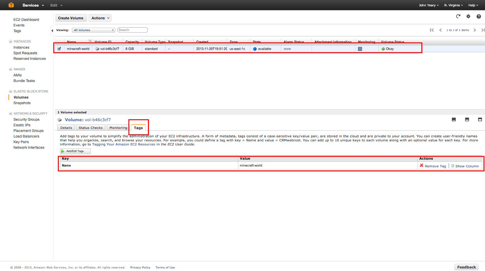 Minecraft Server on Amazon Elastic Compute Cloud (EC2)