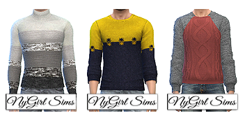 NyGirl Sims 4: Fall Fashion Sweaters