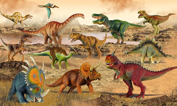 Dinosaures et Volcans: Jouet pour enfant... Les Dinos tiennent bon