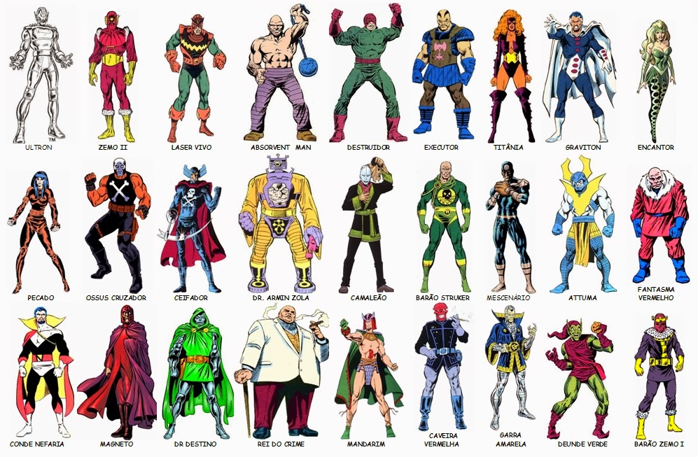 Quadrinhos Marvel e DC