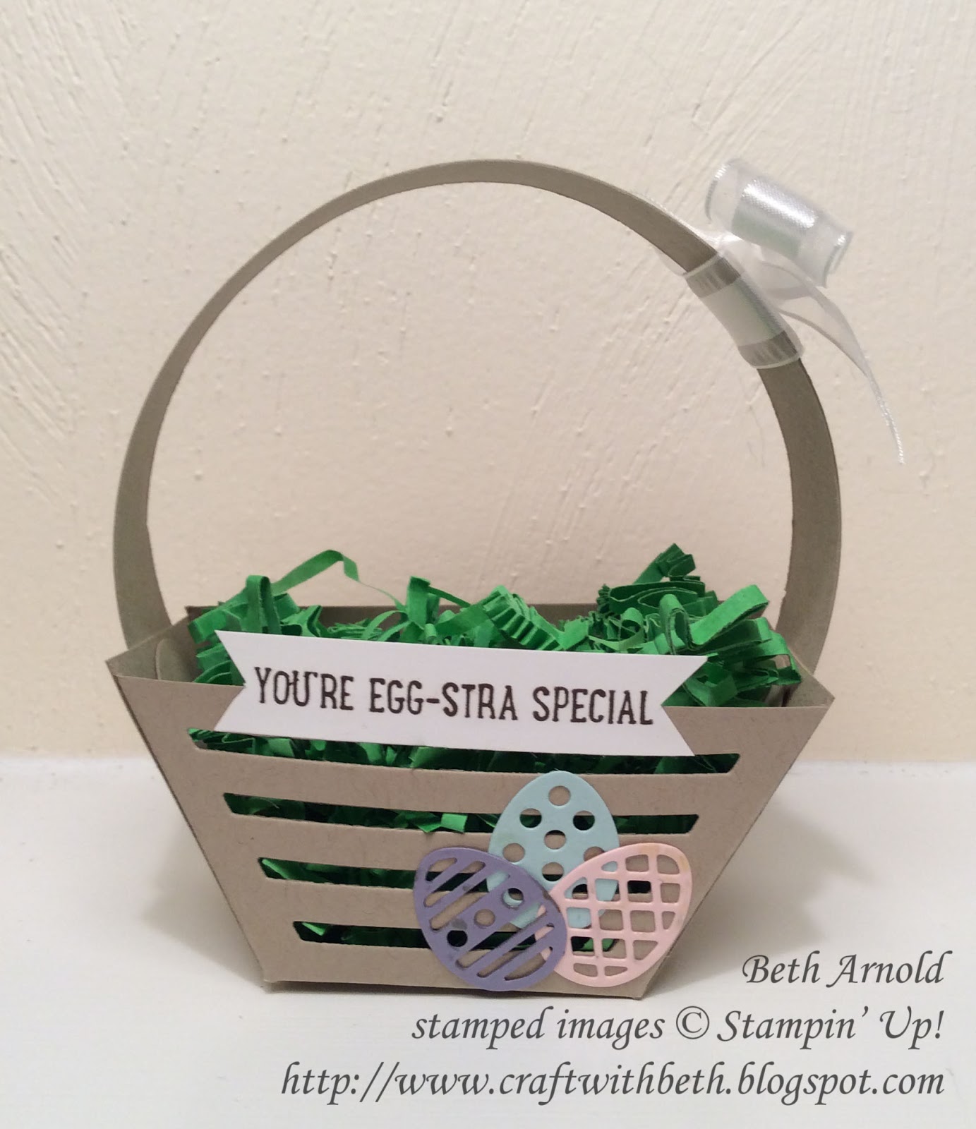 Craft with Beth: Create Your Own Easter Basket with the Window Box Thinlits