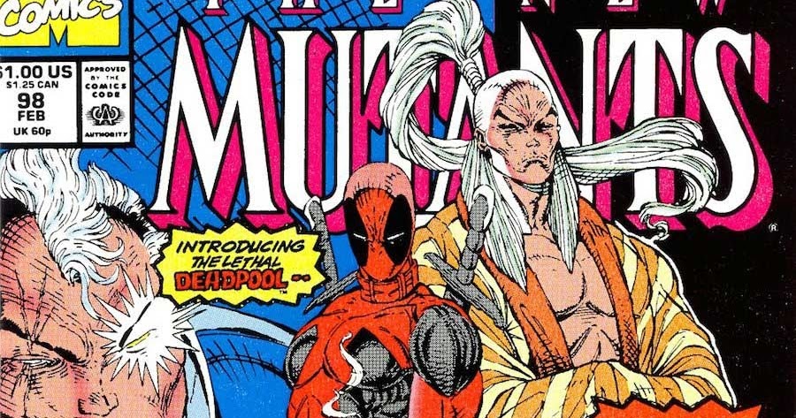 New Mutants #98 - 1st Deadpool, Domino - Pencil Ink