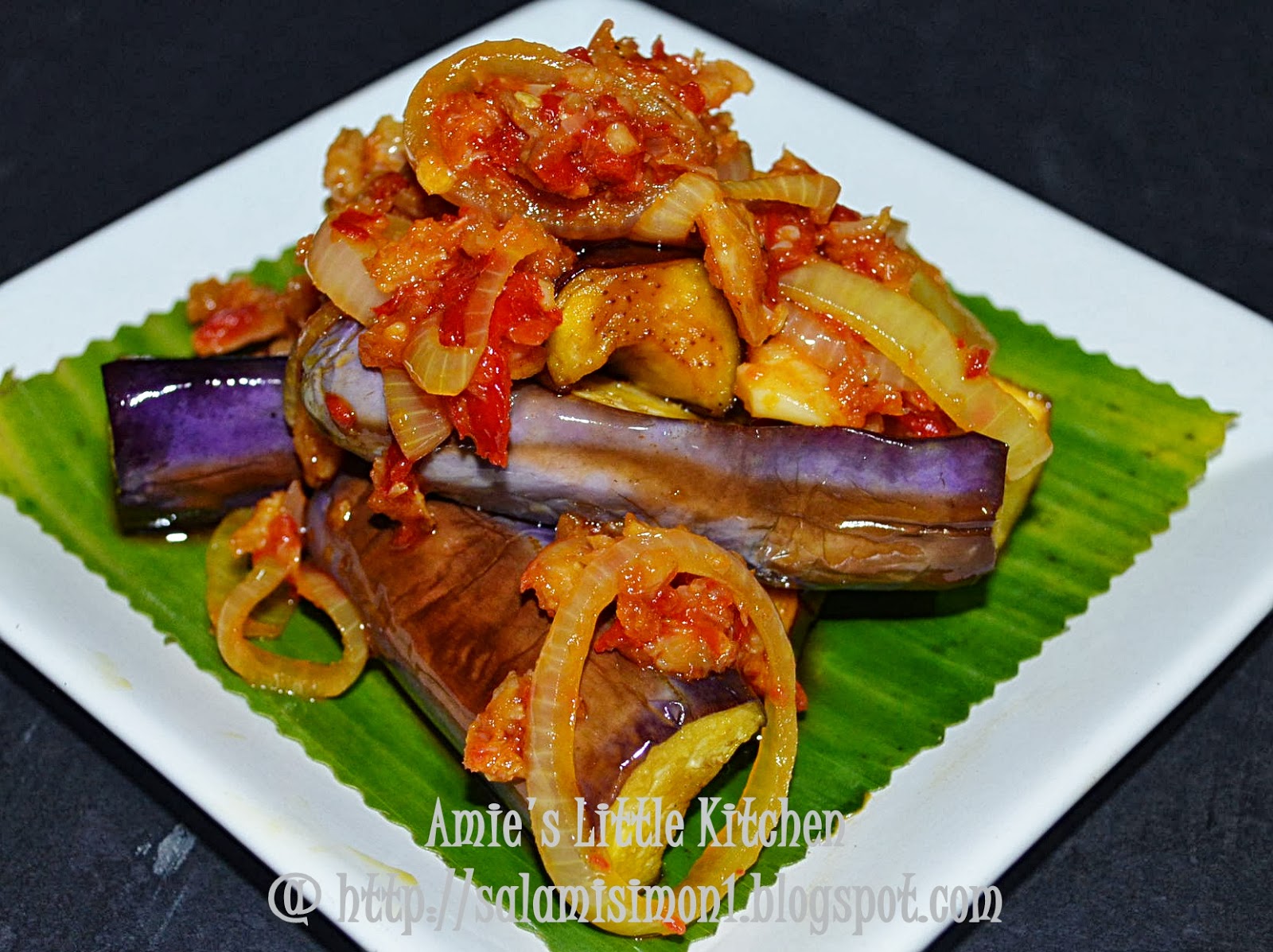 Terung Goreng Berlada .... resepi simple dimple tapi sodap! - Amie's ...