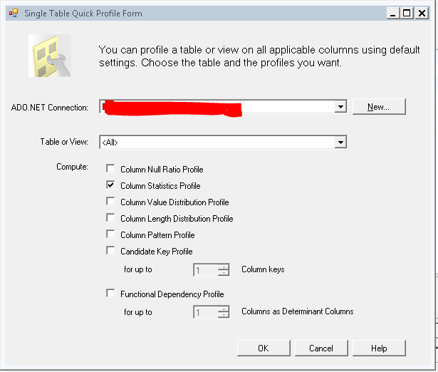 LOKESH MSBI: Data Profiling Using SSIS to load data to Database