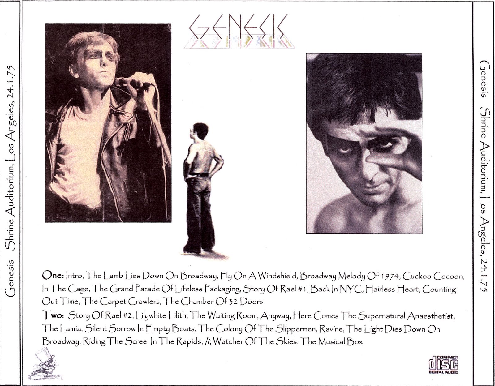 T.U.B.E.: Genesis - 1975-01-24 - Los Angeles, CA (SBD/FLAC)