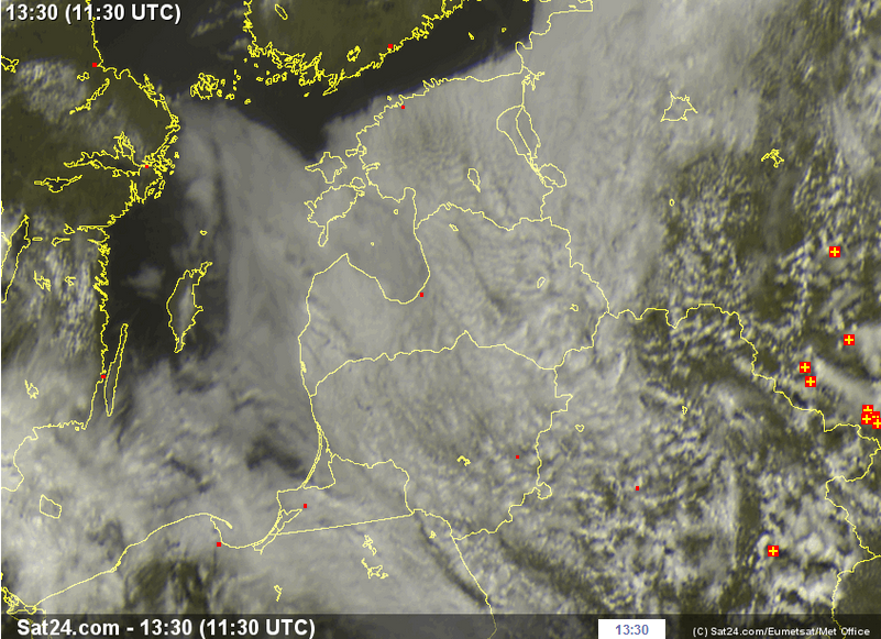 Ilm ja inimesed: Äike 23. juulil/pilves ilm 24.-25. juulil