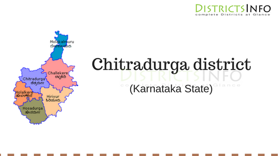 Chitradurga district with Talukas in Karnataka State