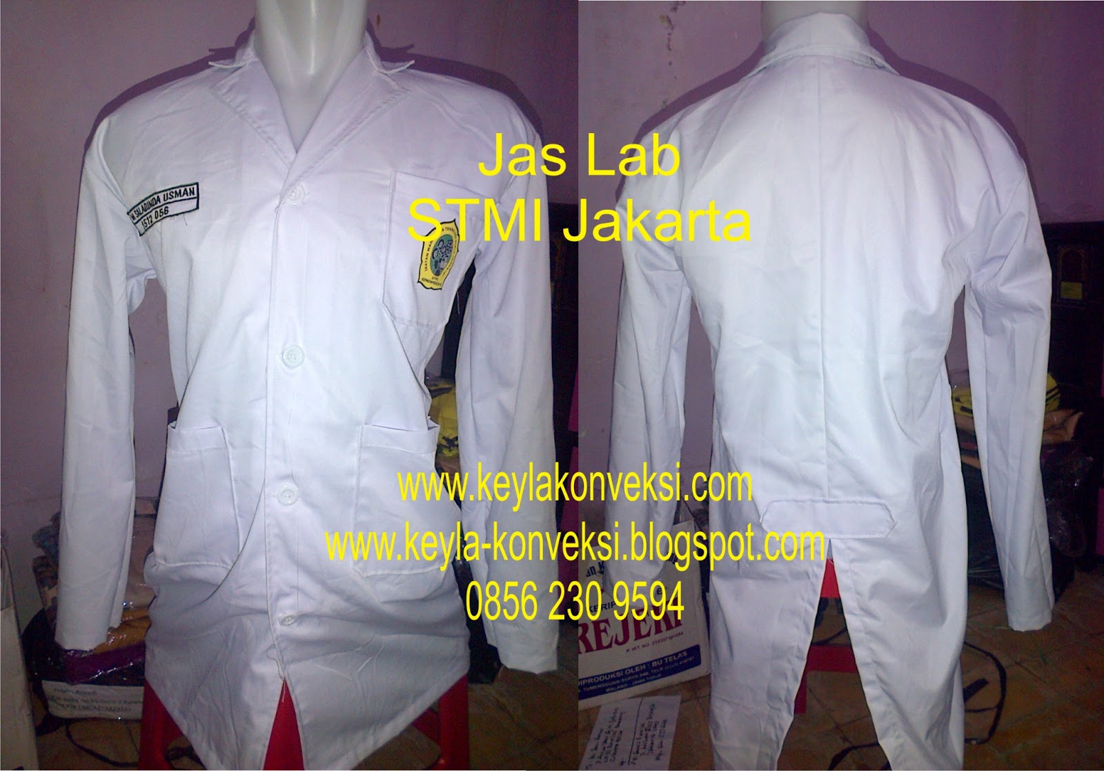 Jas Lab STMI Jakarta (Putra Mill) - KEYLA KONVEKSI