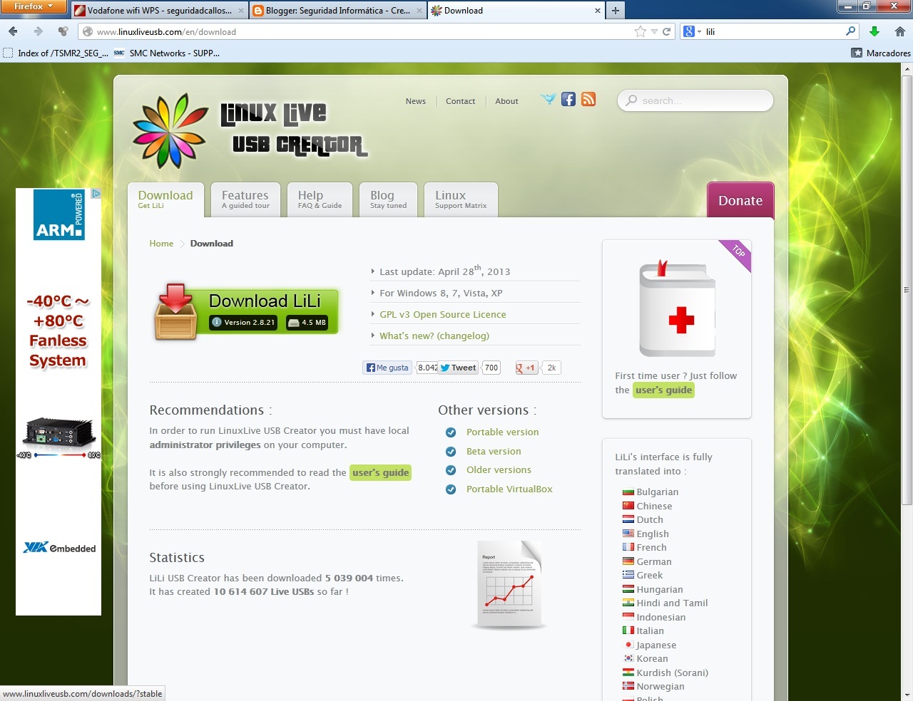 Seguridad Informática: Tutorial Bugtraq 2 y red Wifi Vodafone WPA con WPS