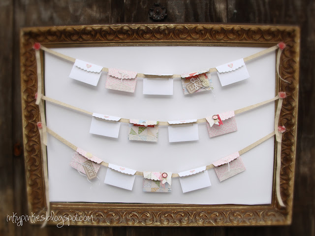 InkyPinkies: Mini Envelopes Valentine's Banner