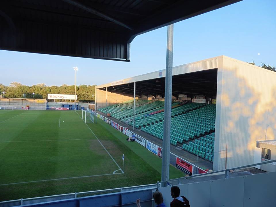 The Rainham End.: Silverlake Stadium - Eastleigh