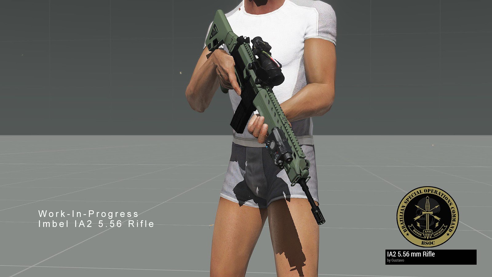 Arma 3 用でブラジル軍でつかわれる Imbel IA2 Rifle アドオンが作製中 | 弱者の日記^^ - Arma 3 MODとアドオン紹介