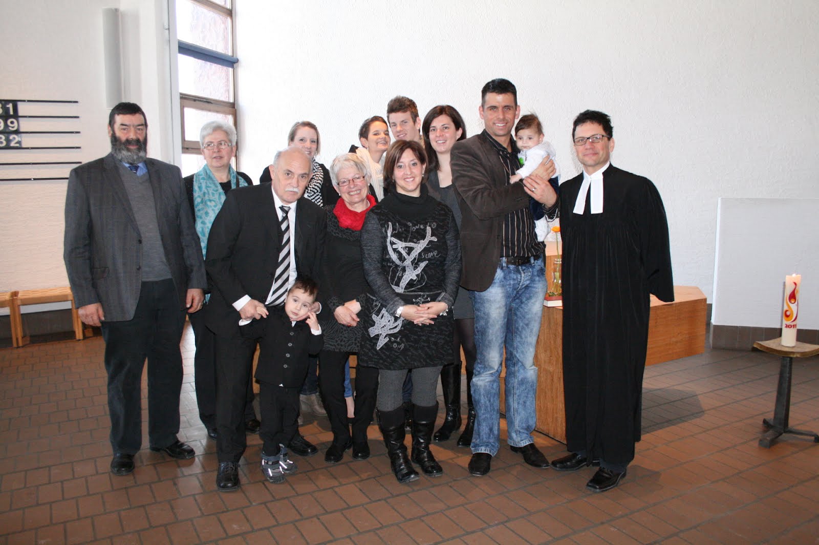 Familie Probst: Taufe von Lukas