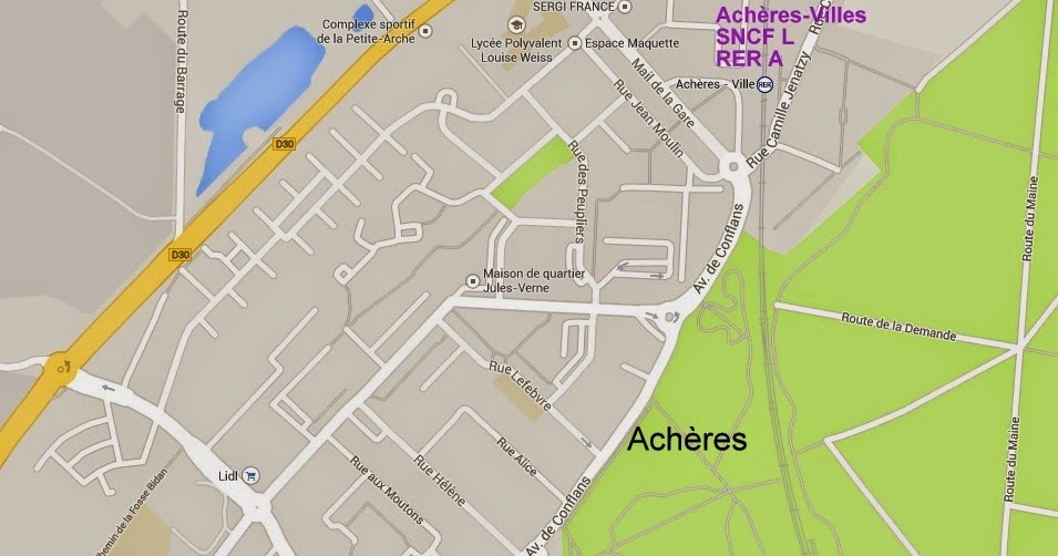 A louer appartement au coeur de ville Achères 78260 "Batiment BBC ...