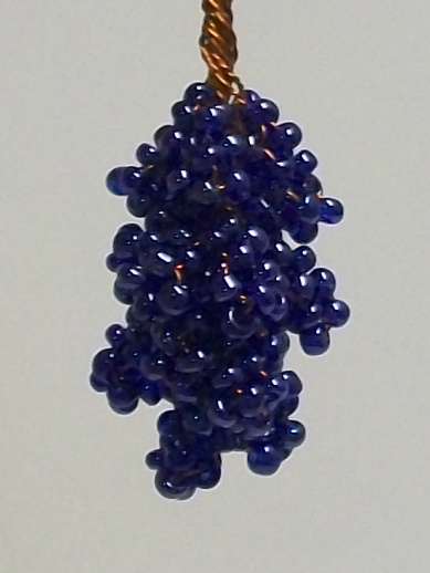 Beading for the very beginners: Bunch of grapes