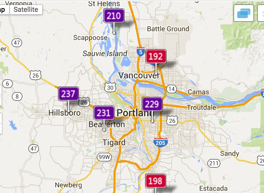 Cliff Mass Weather Blog: Air Quality is Worse In Portland, Oregon Than ...
