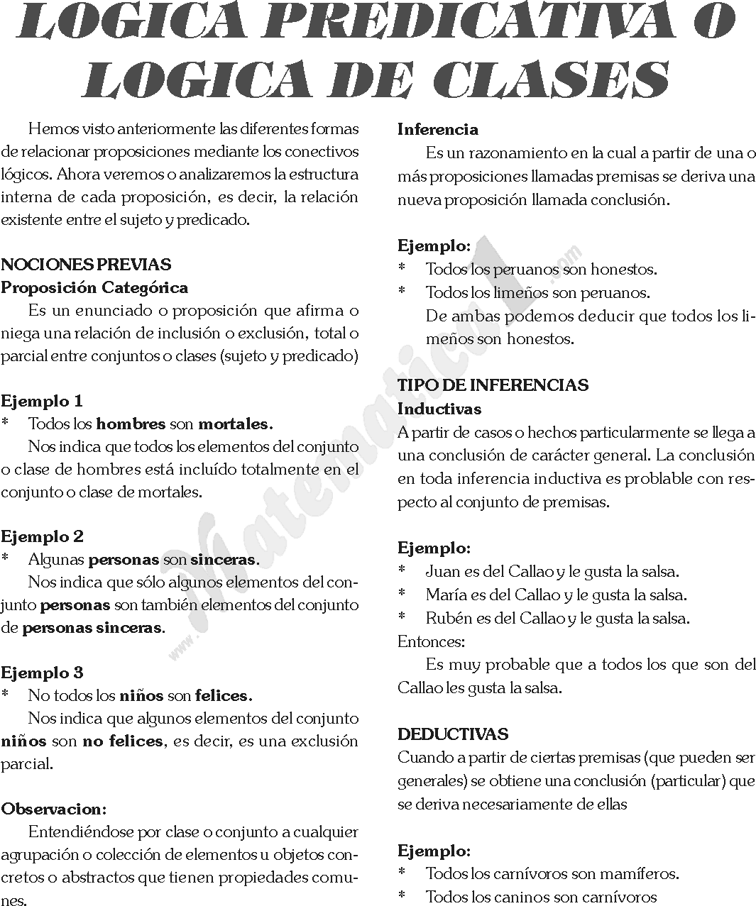 LÓGICA DE CLASES EJEMPLOS Y EJERCICIOS RESUELTOS INFERENCIAS-LÓGICA ...