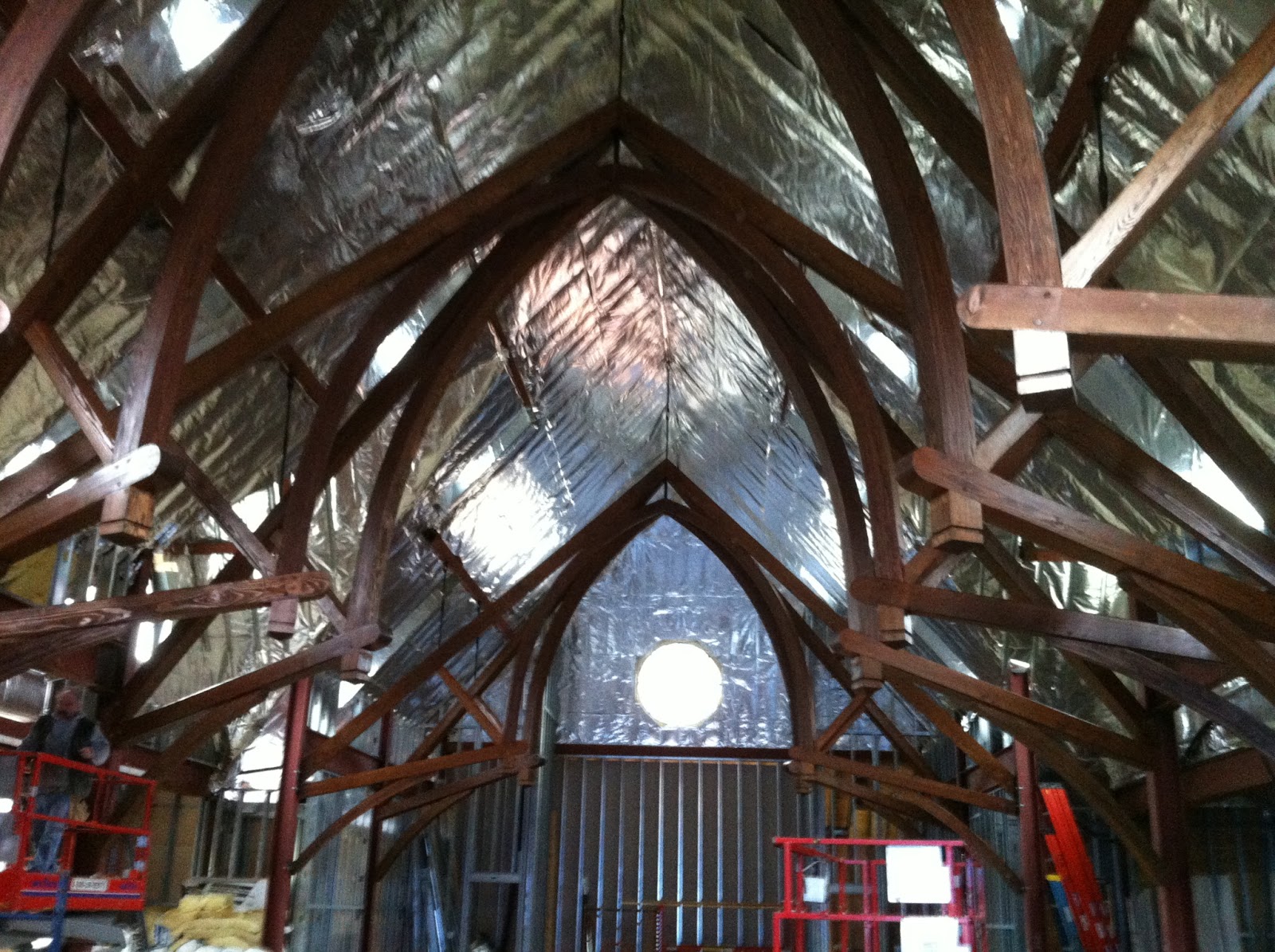 Timber Frame Design: Arched Church Beams