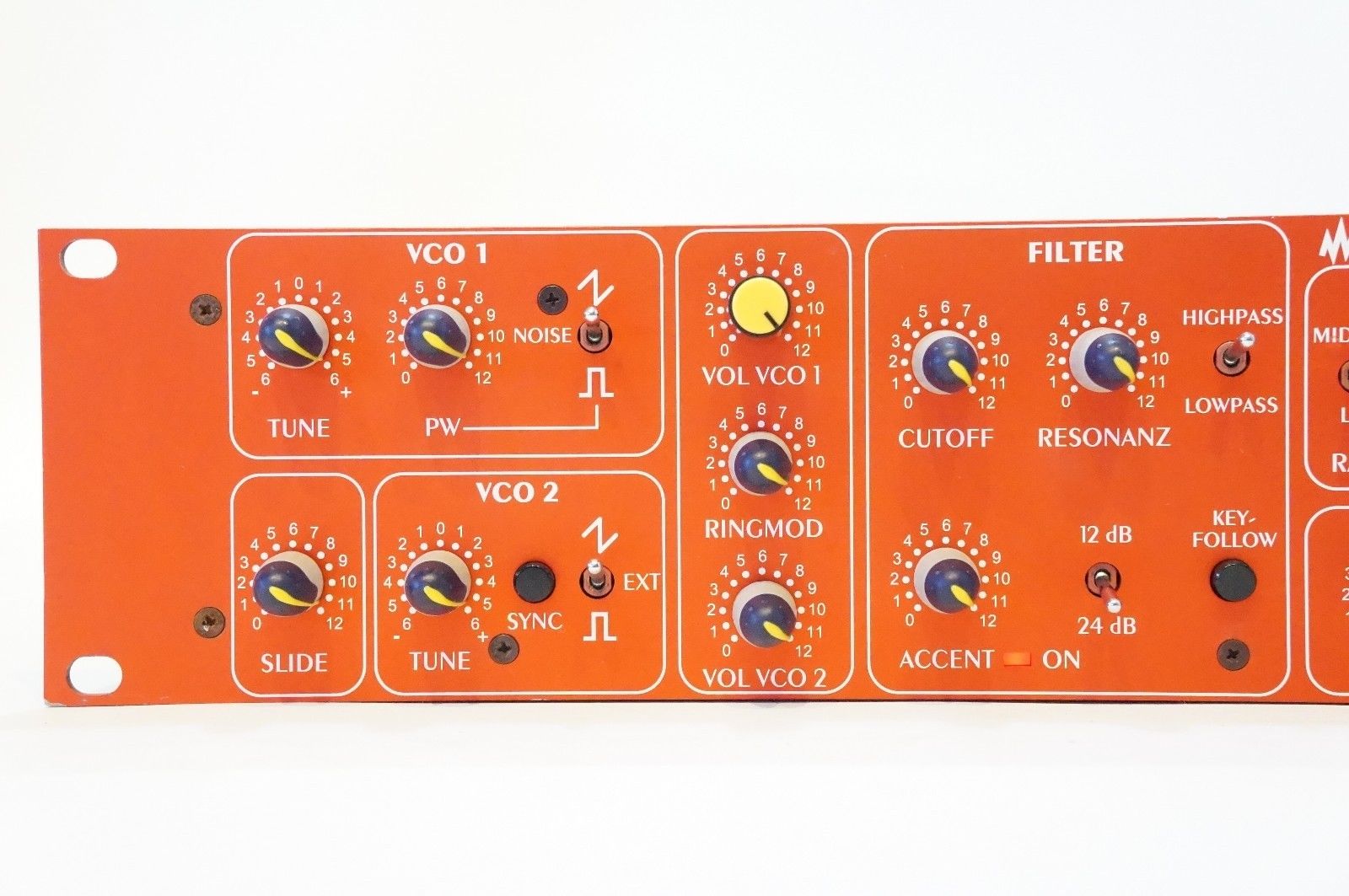 MATRIXSYNTH: SPECTRAL AUDIO ProTone MIDI Analog Synthesizer SN 960225