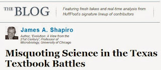 Darwin's God: James Shapiro Cries Foul: “I was outraged”