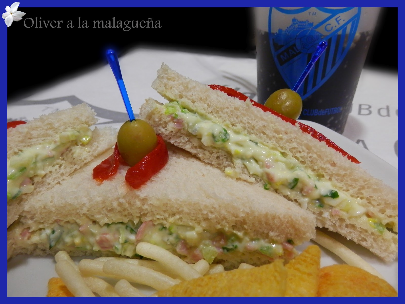 Oliver a la malagueña: SANDWICH DE ROQUEFORT
