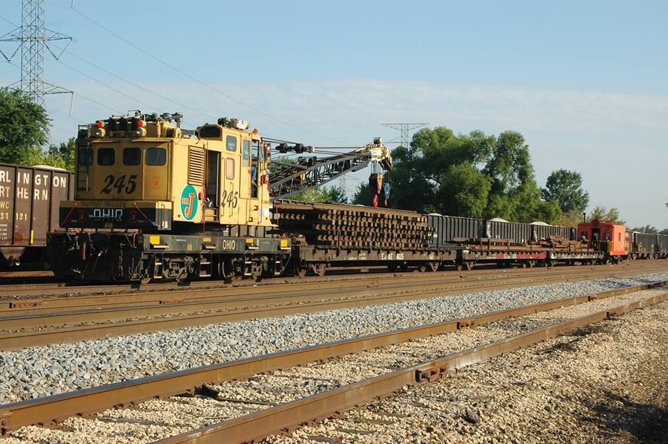Industrial History: MoW: American Crane with Boom Car and Others