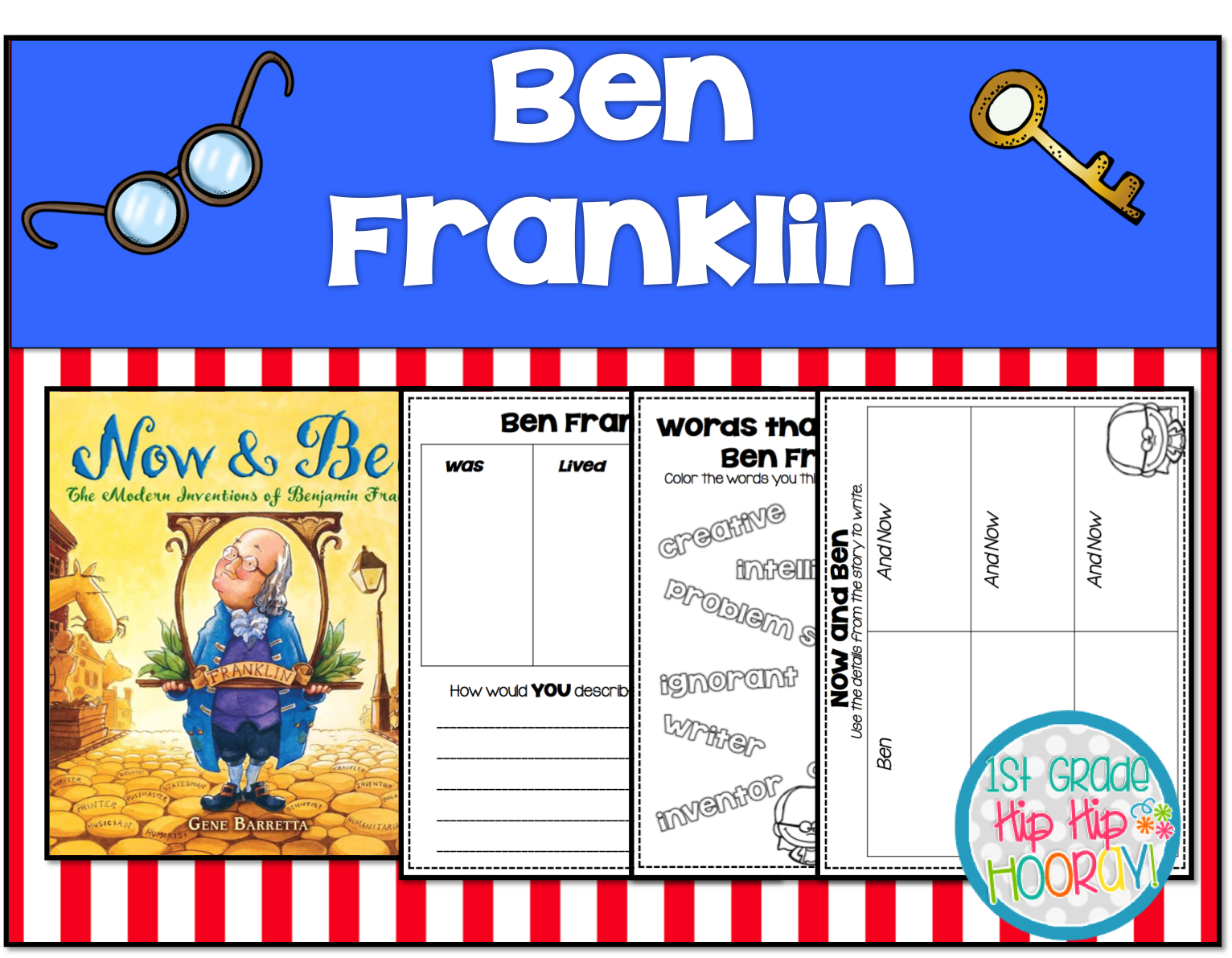1st Grade Hip Hip Hooray!: Ben Franklin