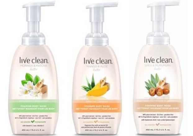 Create a luxuriously rich shower experience with Live Clean Foaming ...