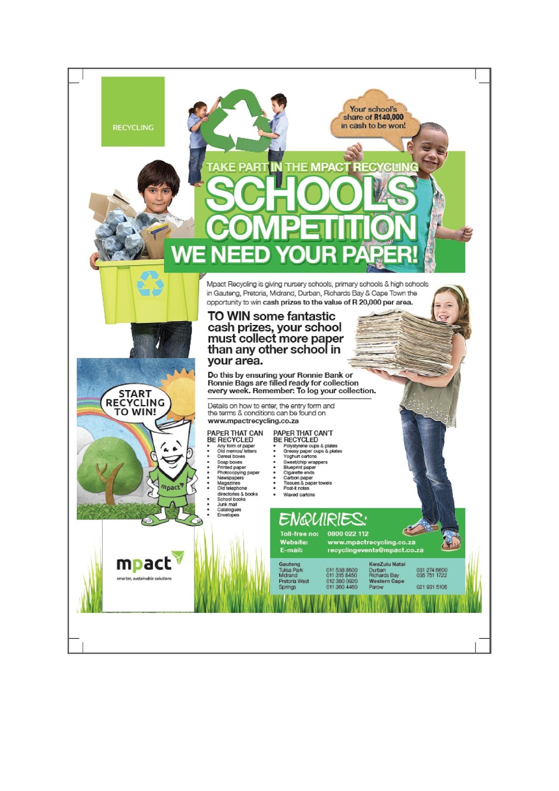 Sagewood Academic Corner : Recycling competition
