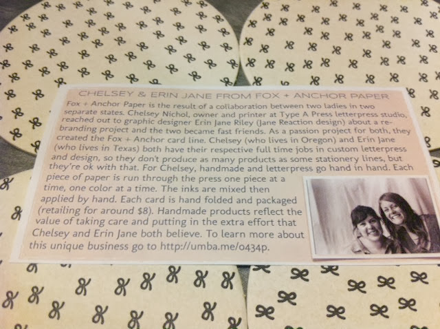 Tickled Pink in the Rain: Handmade Surprise- Umba Box Review and Promo