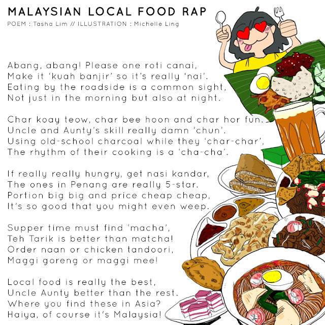Poem #41: Malaysian Local Food Rap