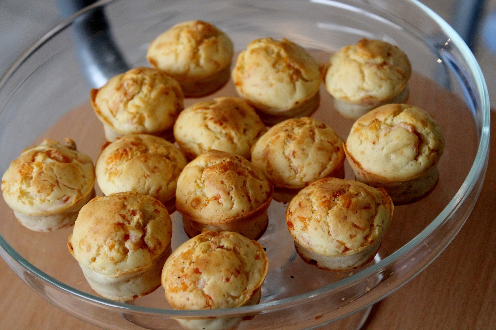 Mini muffins au saumon fumé