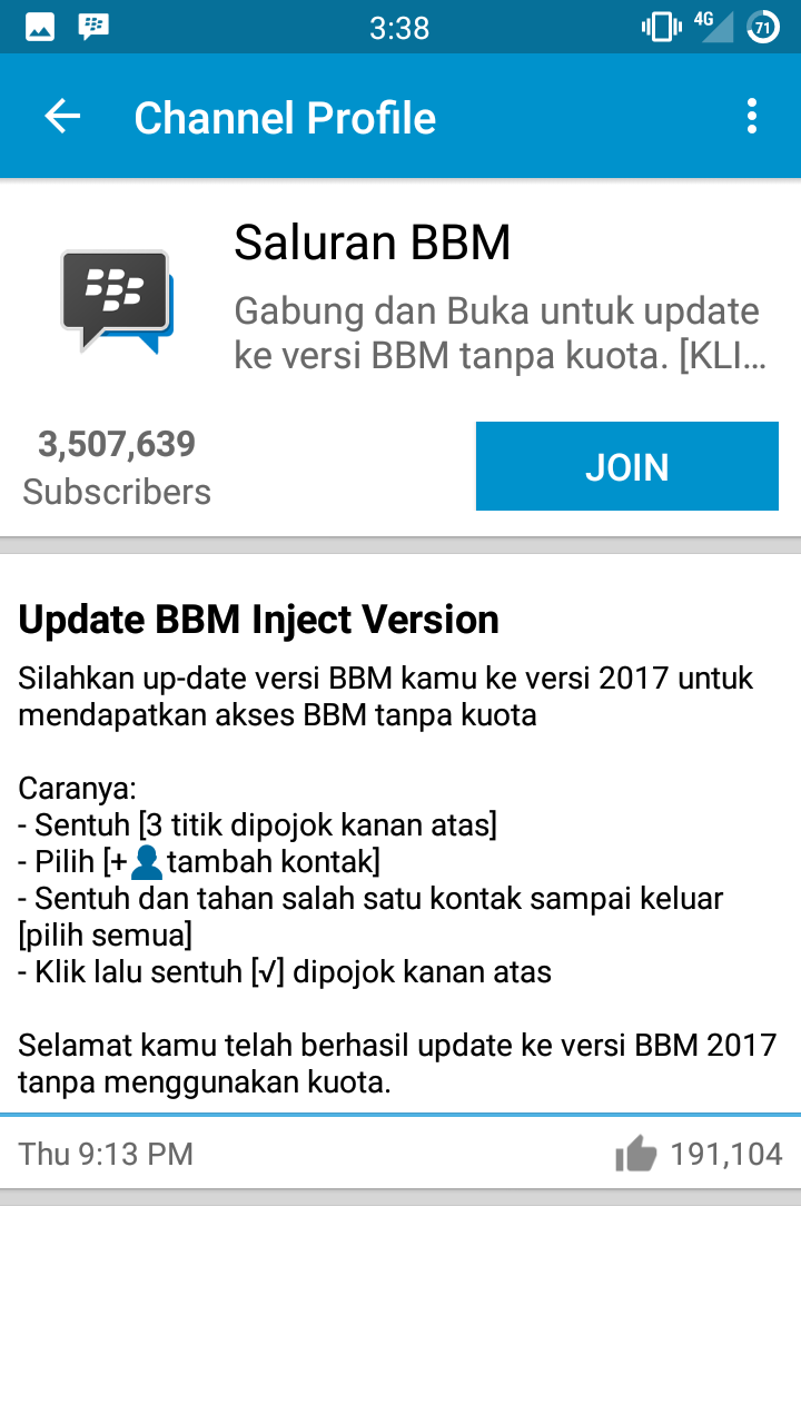 Apakah Saluran / Channel BBM Berbahaya ? - kucingtekno.com