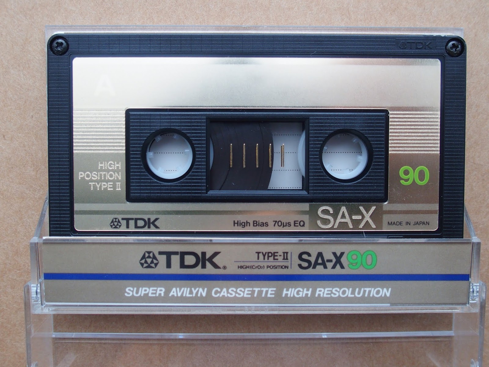 Audiochrome: Cassette tape measurements: TDK SA and SA-X