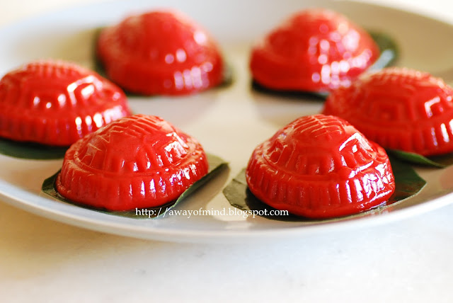 Awayofmind Bakery House: Sweet Potato Angku Kueh (Red Tortoise Cake ...
