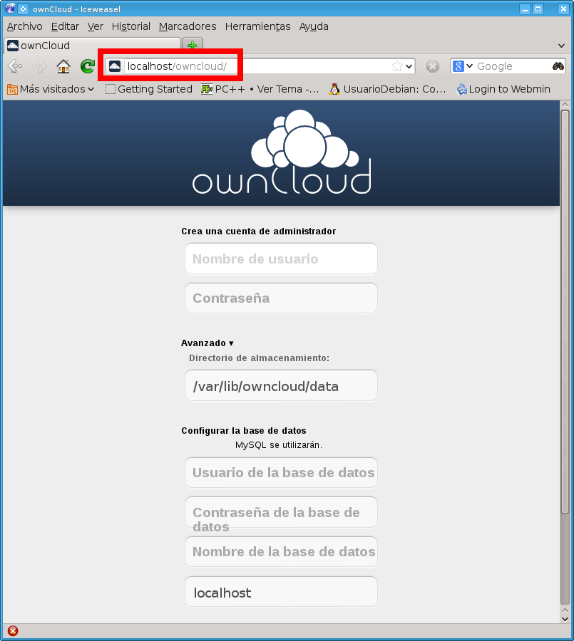 Usuariodebian Owncloud Nuestros Datos En Nuestra Nube