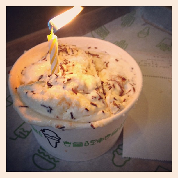 Never Turn Down A Cupcake: Shake Shack DC - Birthday Cake Concrete
