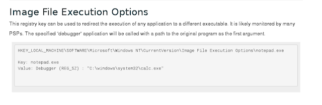 SOACat: Image File Execution Options