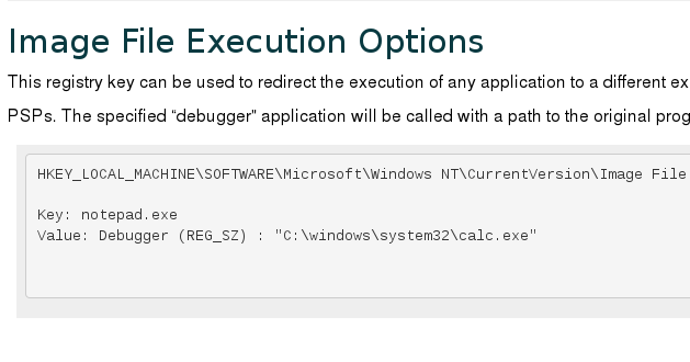 Soacat Image File Execution Options